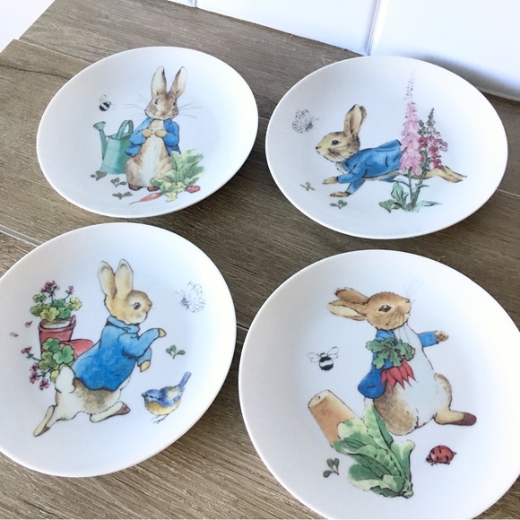 Beatrix Potter | Dining | Peter Rabbit Spring Garden Appetizer Plates ...